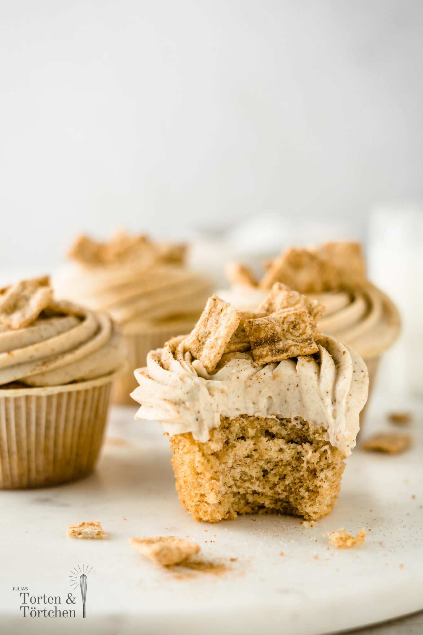 Cini Mini Cupcakes - Zimt Cupcakes mit Mascarpone Frischkäse Topping